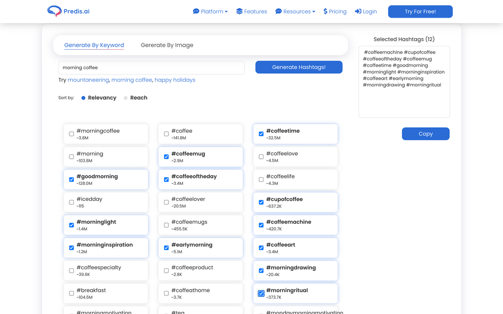 Free AI tools | Predis.ai