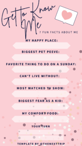 20+ Fun Get To Know Me Templates for Instagram in 2025!