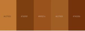 Palet Warna Coklat – Desain, Corak, dan Contoh