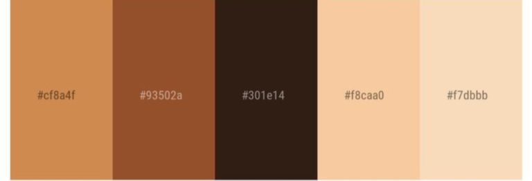 Palet Warna Coklat – Desain, Corak, dan Contoh