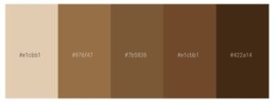 Palet Warna Coklat – Desain, Corak, dan Contoh