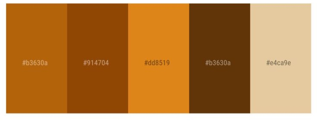 Palet Warna Coklat – Desain, Corak, dan Contoh