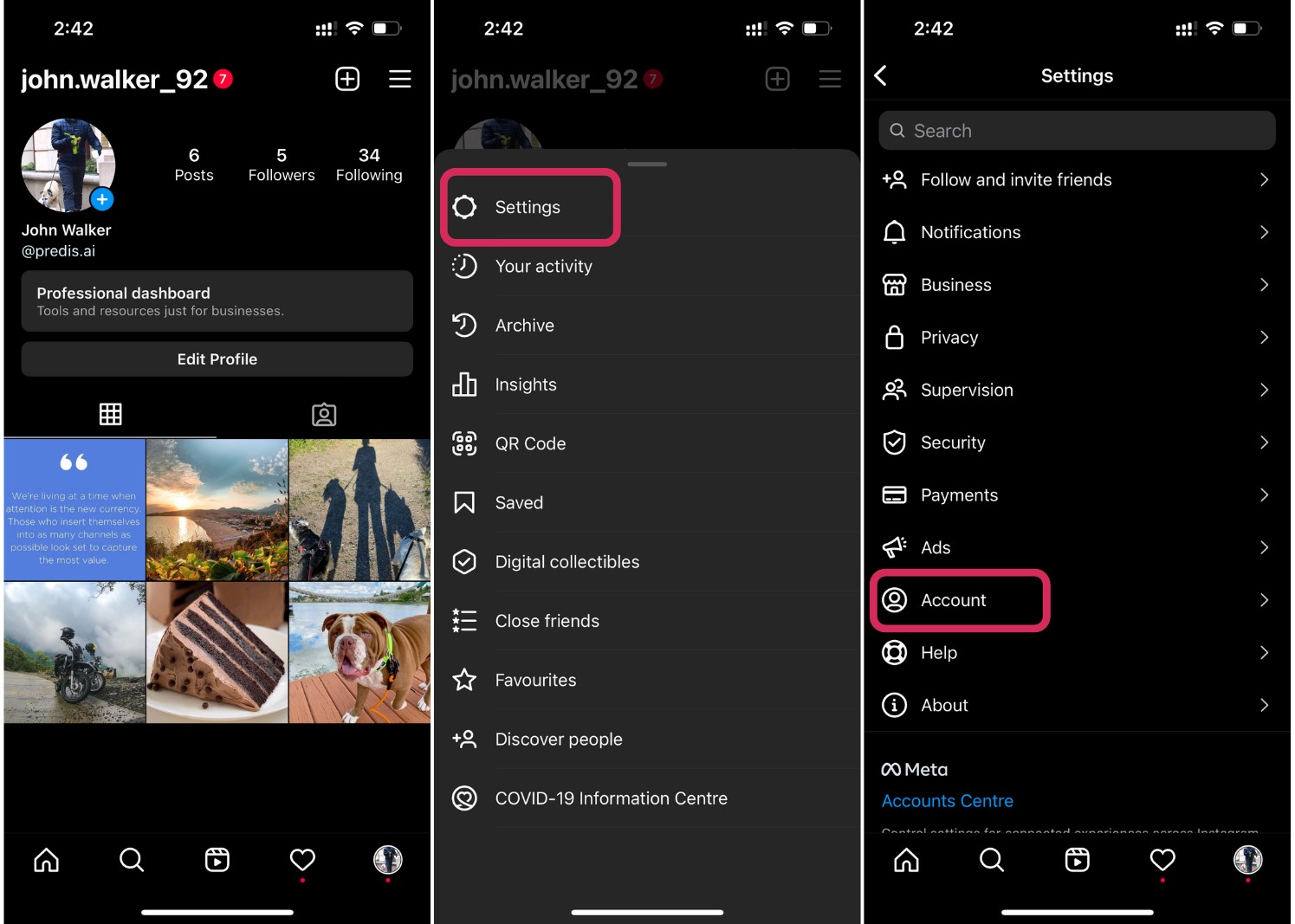How to turn off business account on Instagram? - Predis.ai