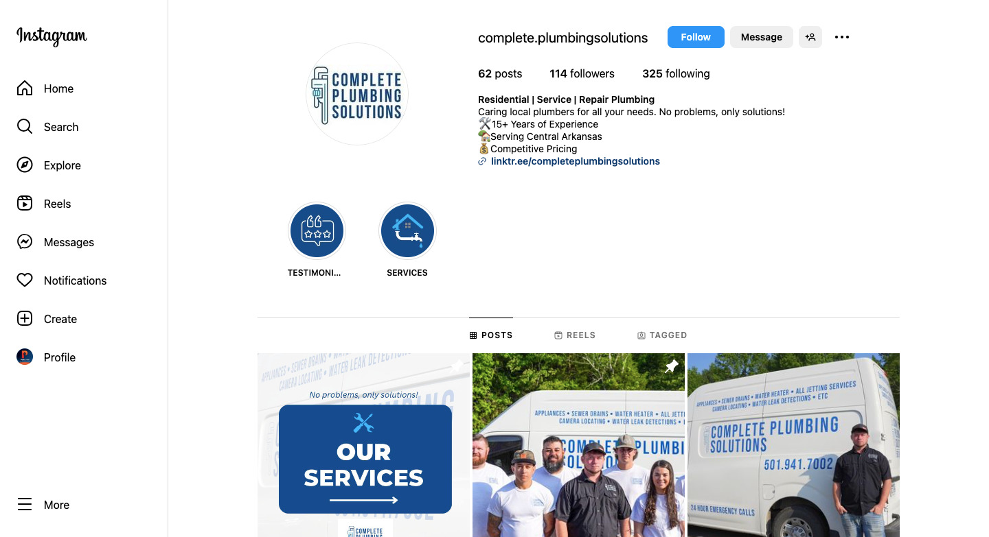 AI-Powered Instagram Marketing for Plumbing Businesses