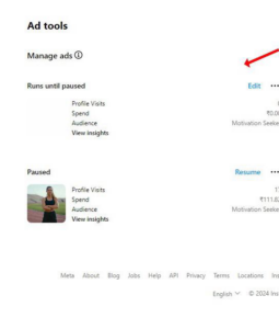How to Delete or Pause an Ad on Instagram?