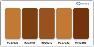 Explore the 15 Best Brown Color Palettes & Ideas for 2025