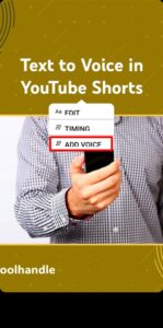 How to Use Text to Voice in YouTube Shorts?