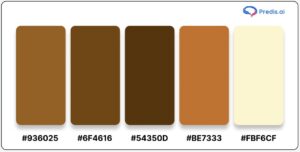 Explore the 15 Best Brown Color Palettes & Ideas for 2025