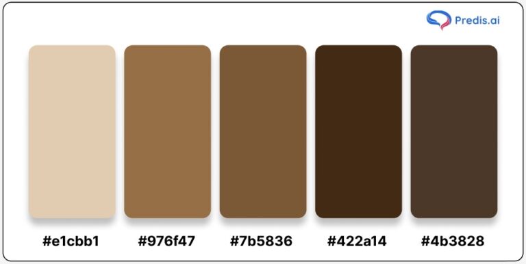 Explore the 15 Best Brown Color Palettes & Ideas for 2025