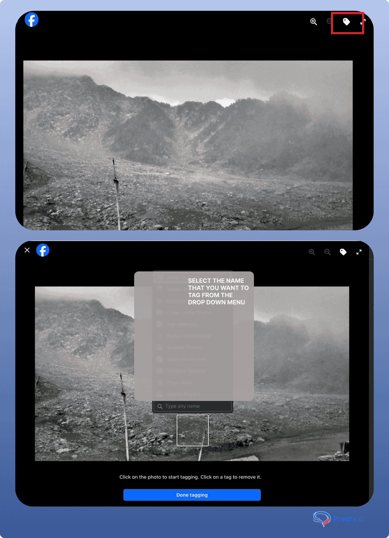 How to Tag Someone on Facebook After Posting?