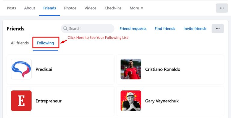 How to See Who You Follow on Facebook? Guide for 2025!