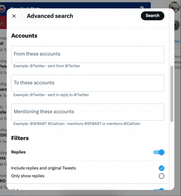 How To Use Twitter Advanced Search?