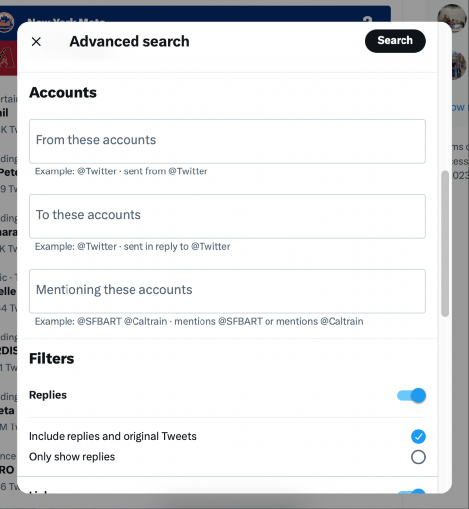 How To Use Twitter Advanced Search?